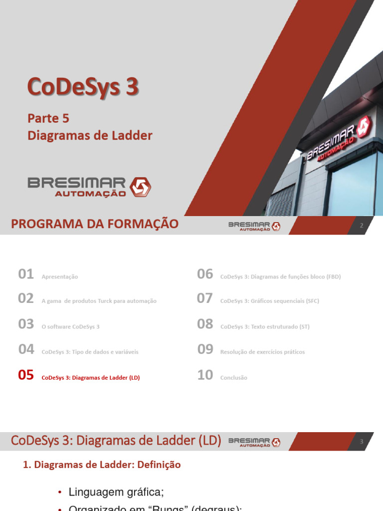 Diagramas de Ladder no CoDeSys 3 | PDF | Ciência da Computação ...