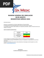 Puntajes ENARM 2024 por Especialidad | PDF | Medicina | Oncología