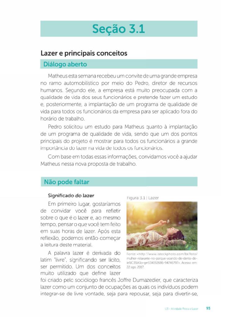 Texto 02 - Capitulo de Livro Sobre Lazer | PDF