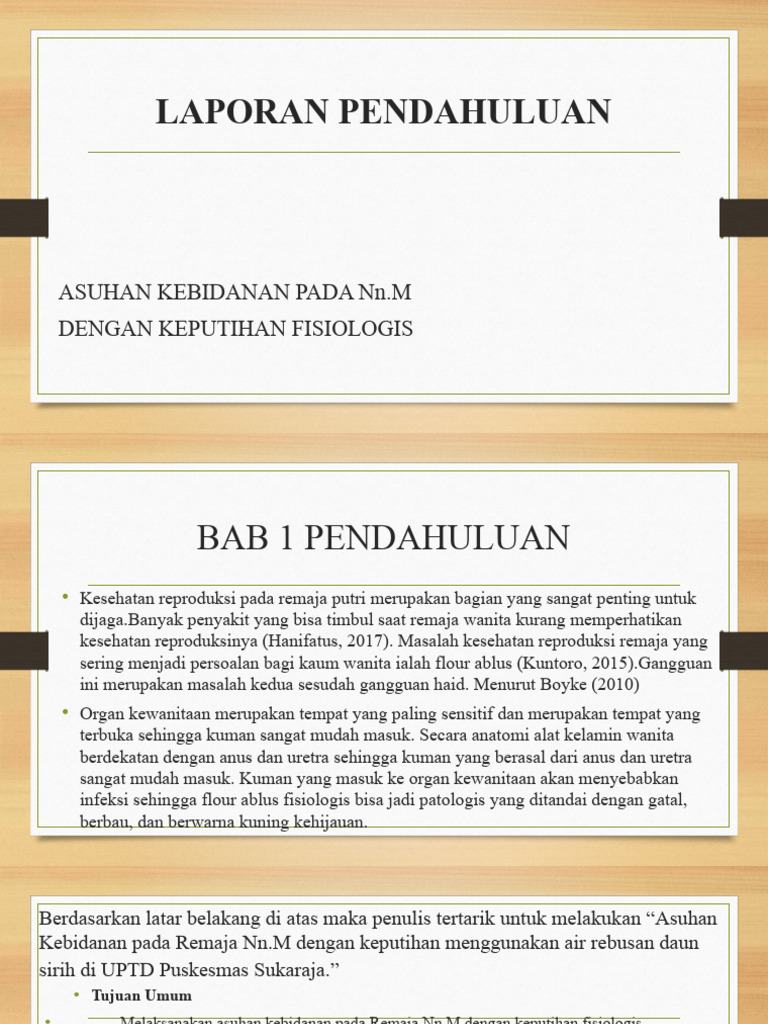 Laporan Pendahuluan | PDF