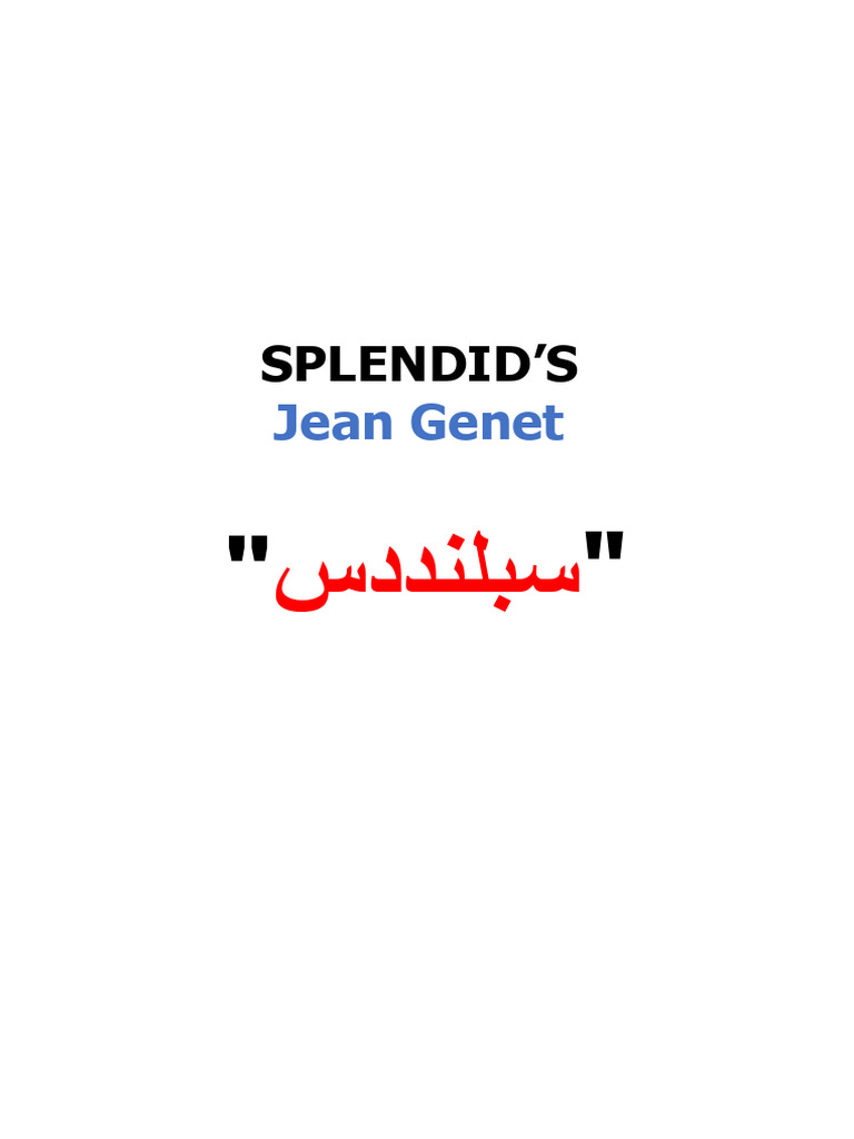 SPLENDID | PDF