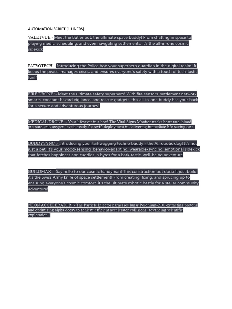 Automation Script Pdf