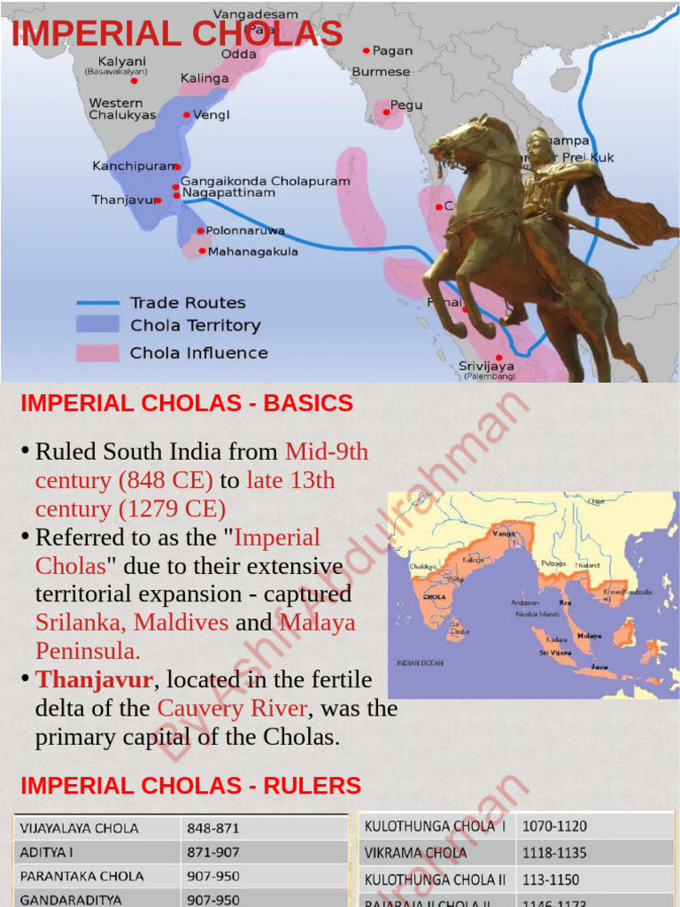 Imperial Cholas Class Notes by Ashif | PDF