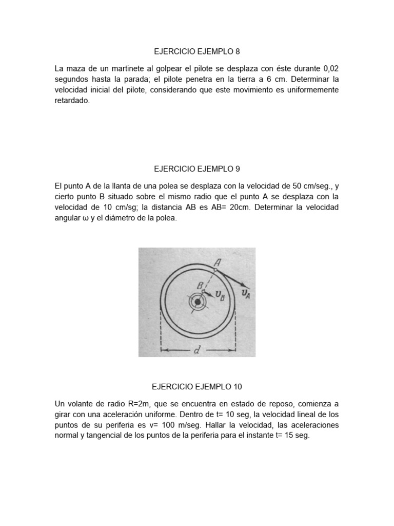 EJERCICIO EJEMPLO 8, 9 y 10 | PDF | Hogar, jardinería y bricolaje | Ciencia y matemáticas