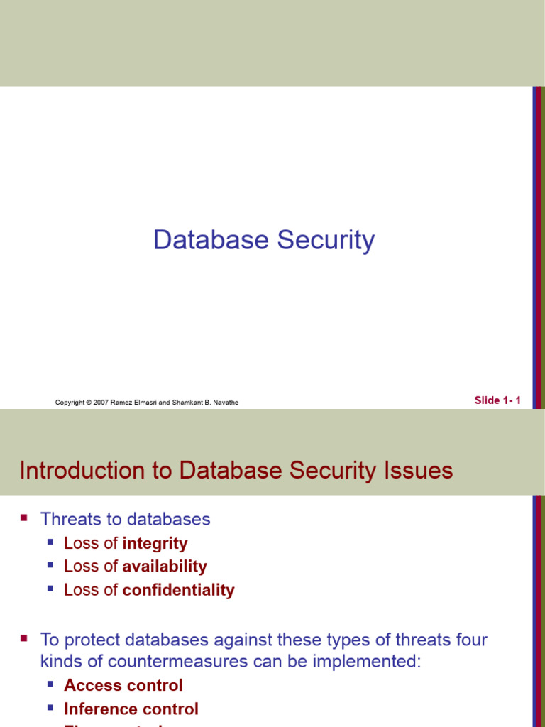 Chapter 30 | PDF | Databases | Computer Access Control
