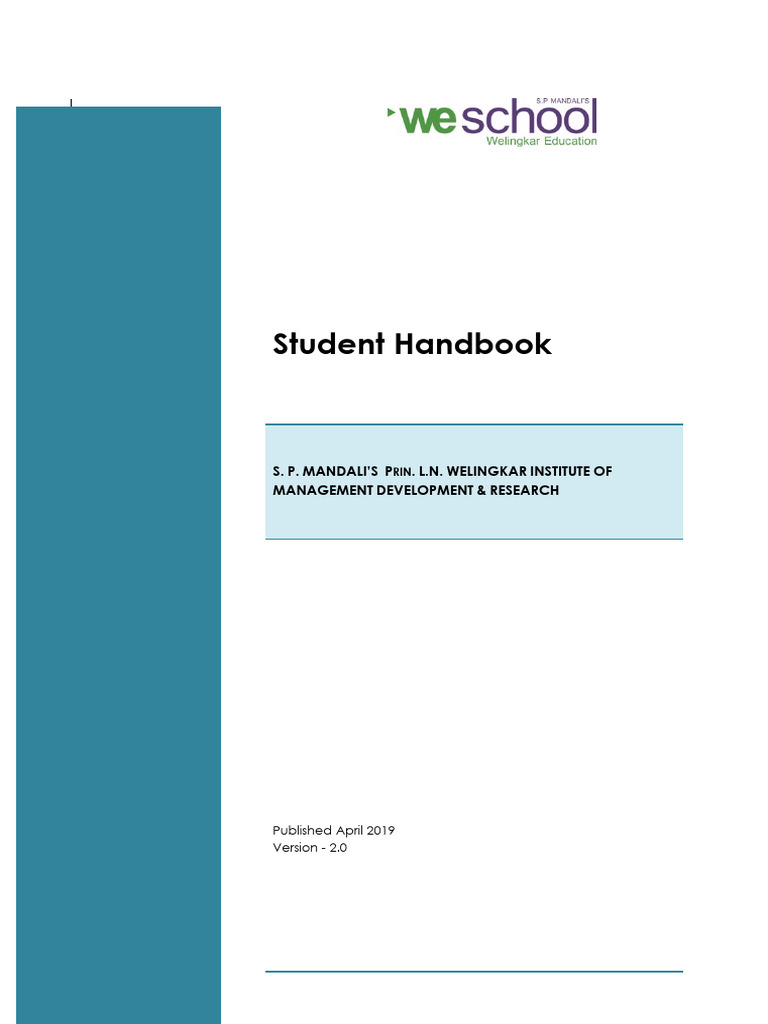 Student-Handbook Clean April 2019 | PDF | Information Security ...