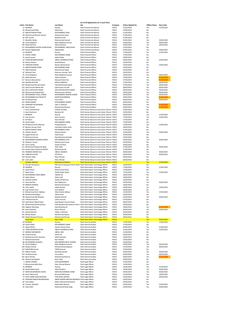 C Level Positions | PDF