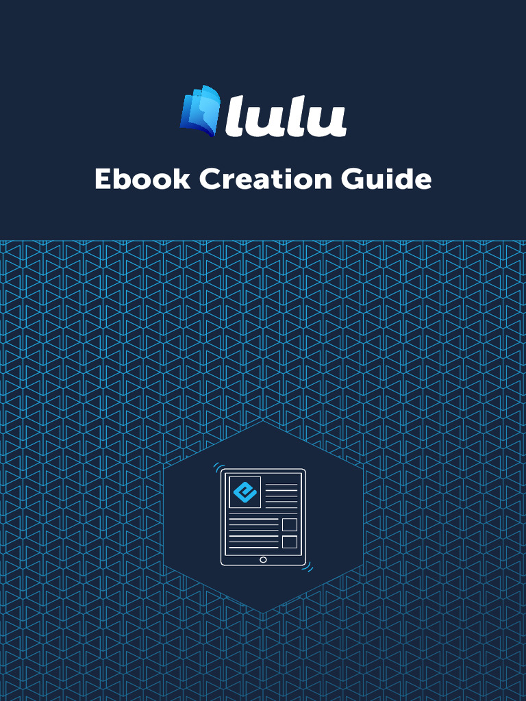 Lulu Ebook Creation Guide | PDF | Microsoft Word | Computer File