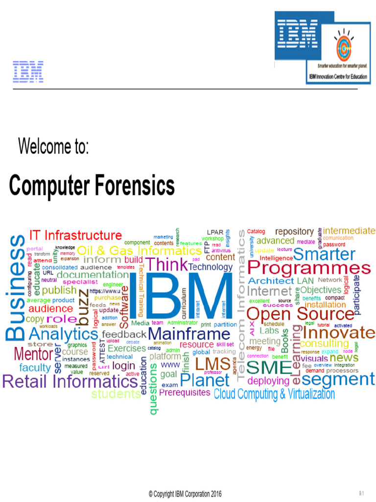 Digital Forensic IBM Slides | PDF | Data Compression | Computer Network