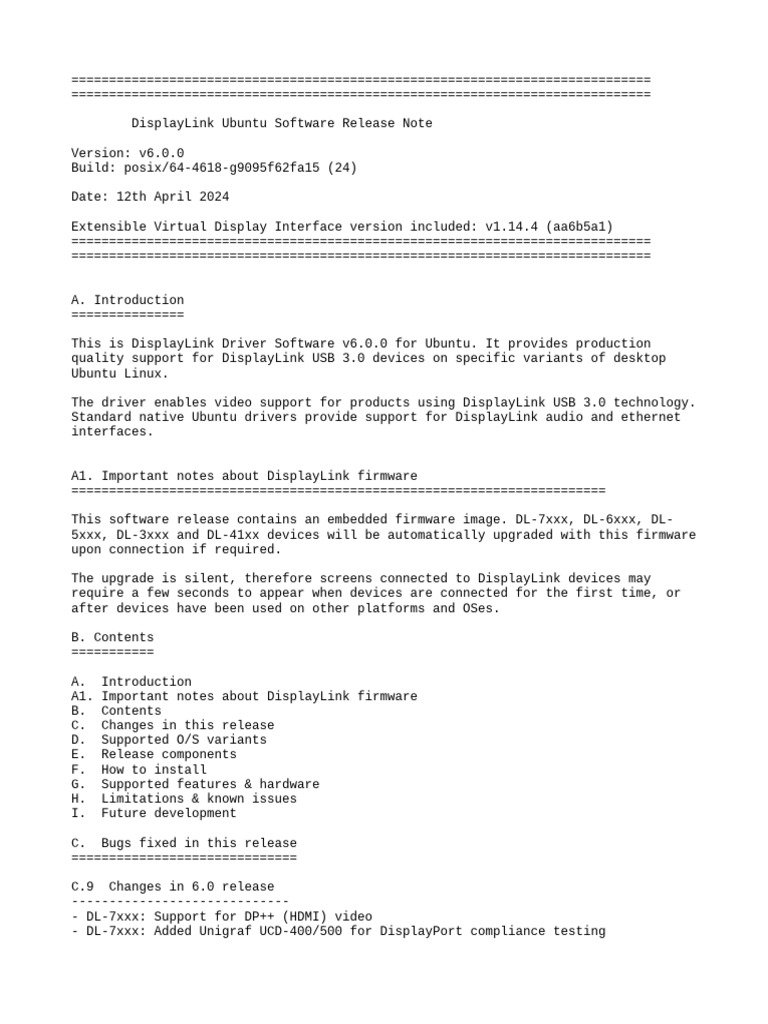 DisplayLink USB Graphics Steps | PDF | Device Driver | Computing