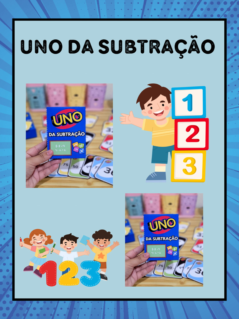 Uno Da Subtração | PDF