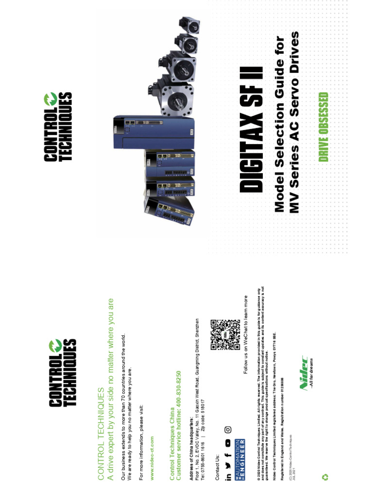 MV Series Servo Drive Overview | PDF | Electric Motor | Power Supply