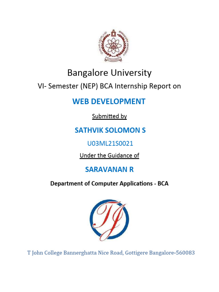 internship | PDF | Java Script | Web Development