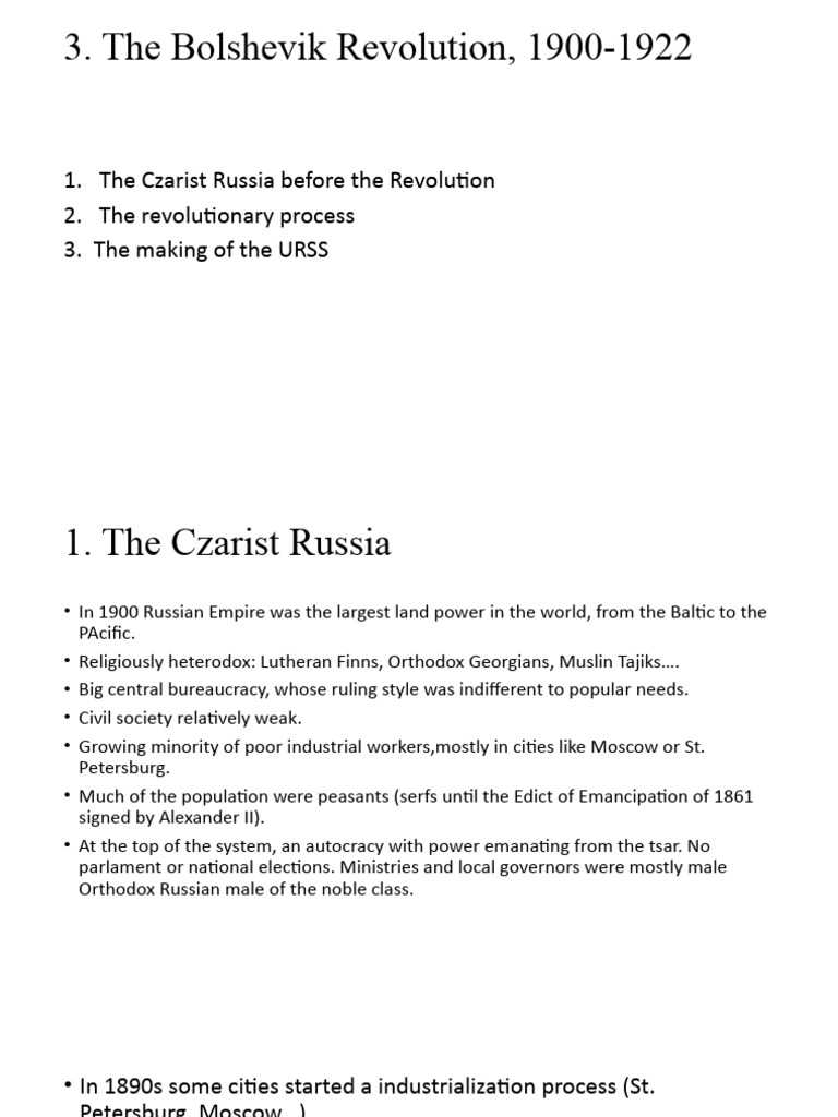 The Bolshevik Revolution | PDF | Russian Empire | Nicholas Ii Of Russia