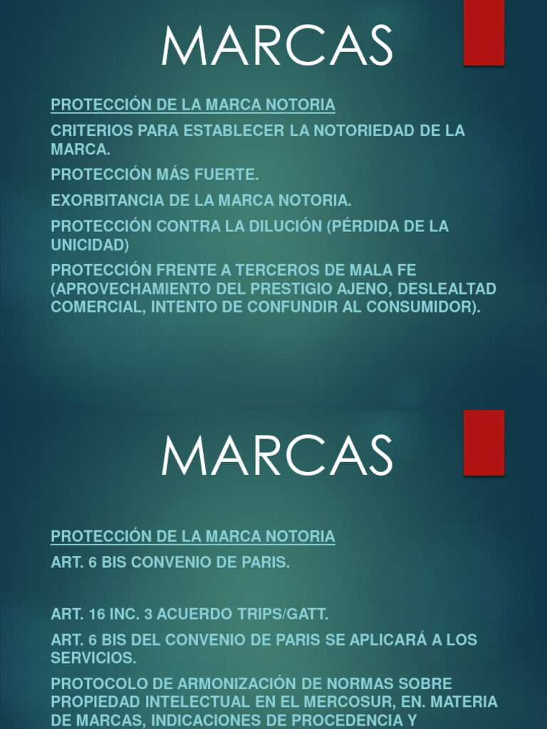 Protección de Marcas Notorias y Normativas | PDF | Marca | Marca comercial