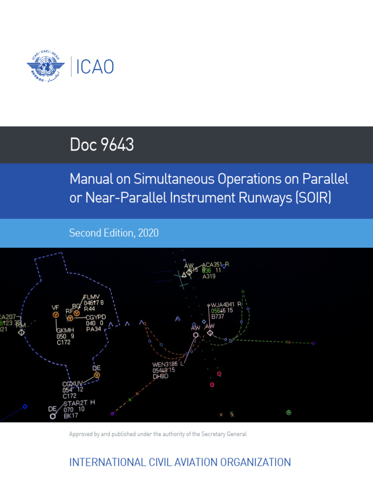 ICAO Parallel RWY Ops | PDF | Air Traffic Control | Instrument Flight Rules