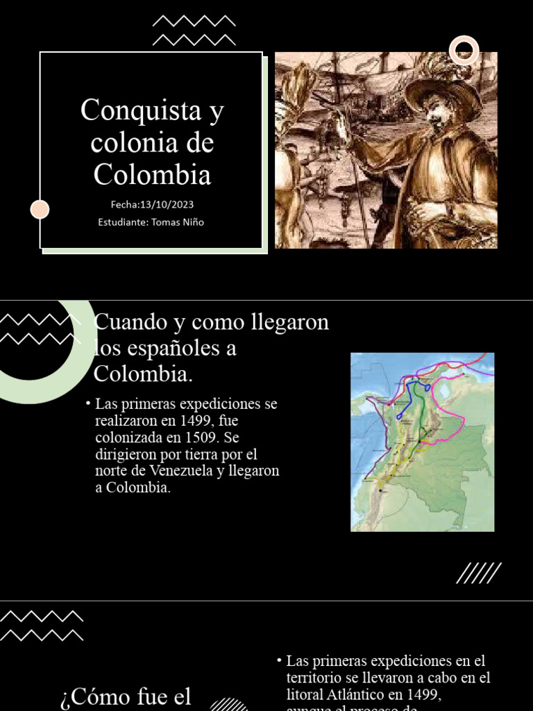 Conquista y colonia de Colombia | Descargar gratis PDF | Colonización ...