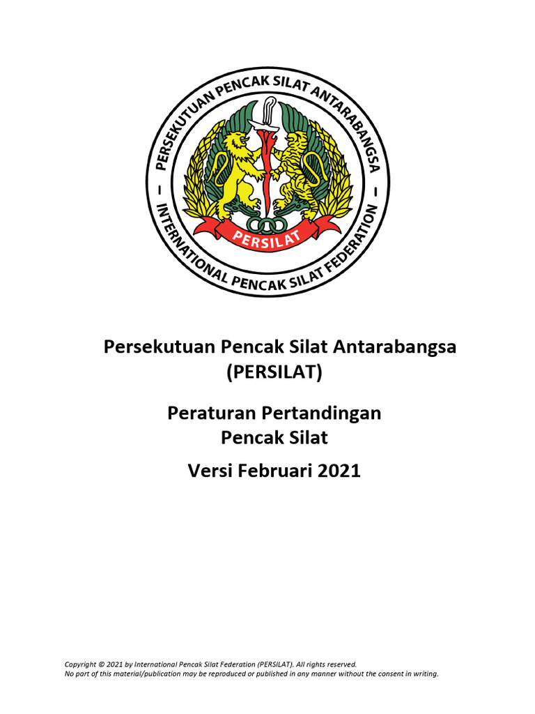 Peraturan Pertandingan PERSILAT 2021 BHS IND | PDF | Komputer ...