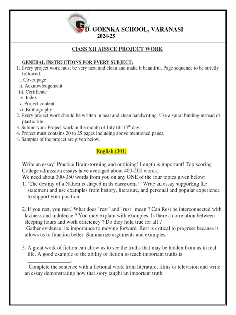 Class 12 Project Work 1 1 Pdf Essays Scientific Method