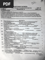 Ambo University Physics Mid Exam | PDF