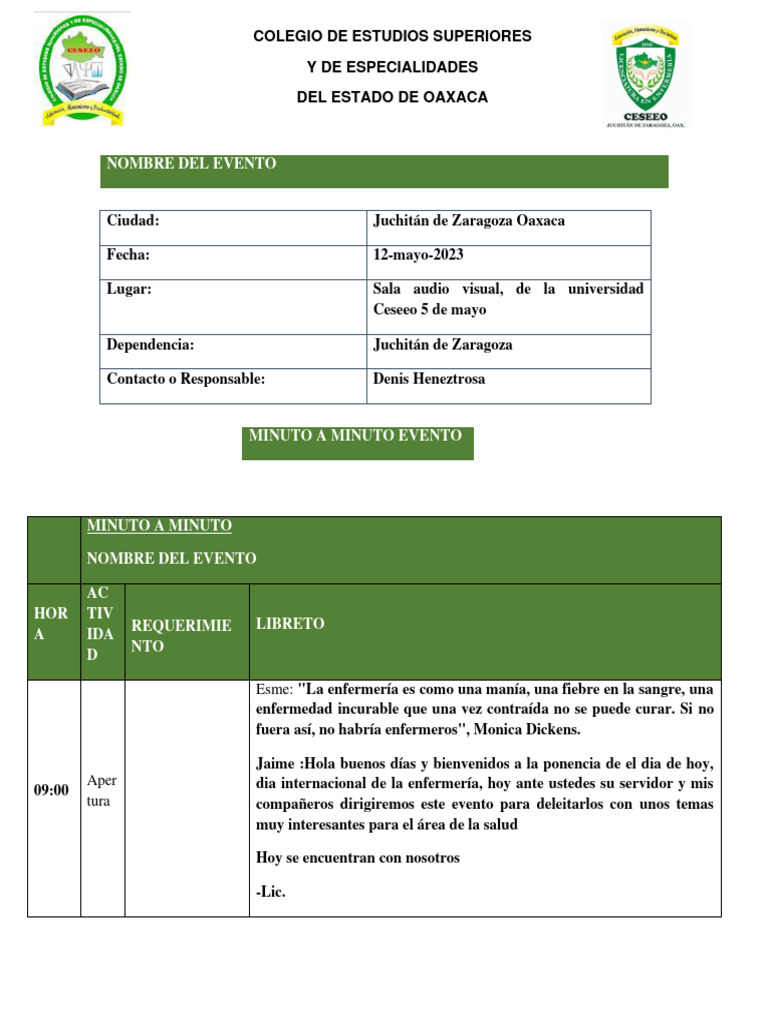 Formato de Ejemplo 2.0 | PDF