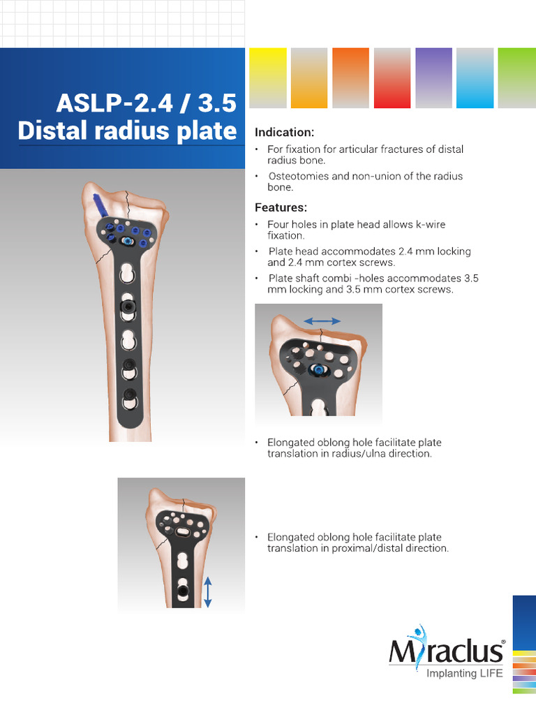 2.4 3.5 Distal Radius Plate System | PDF