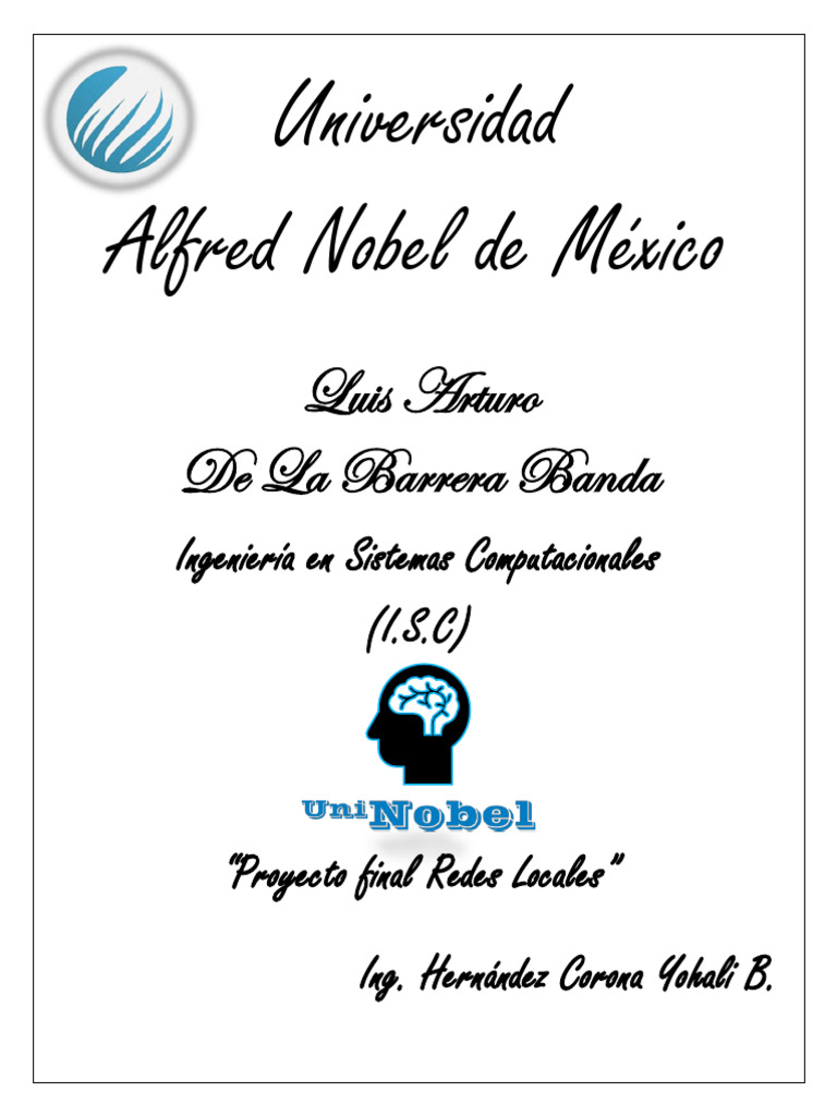 Proyecto Final Redes Locales | PDF | Red de computadoras | Ethernet