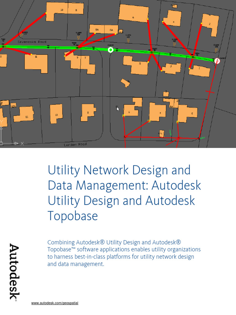 Autodesk Utility Design and Topobase White Paper | PDF | Autodesk | Auto Cad