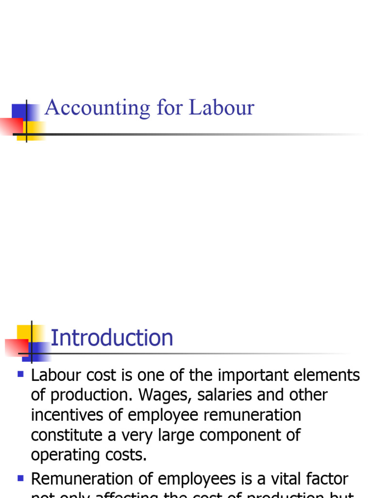 Labour Costing Pdf Cost Of Living Payroll Tax