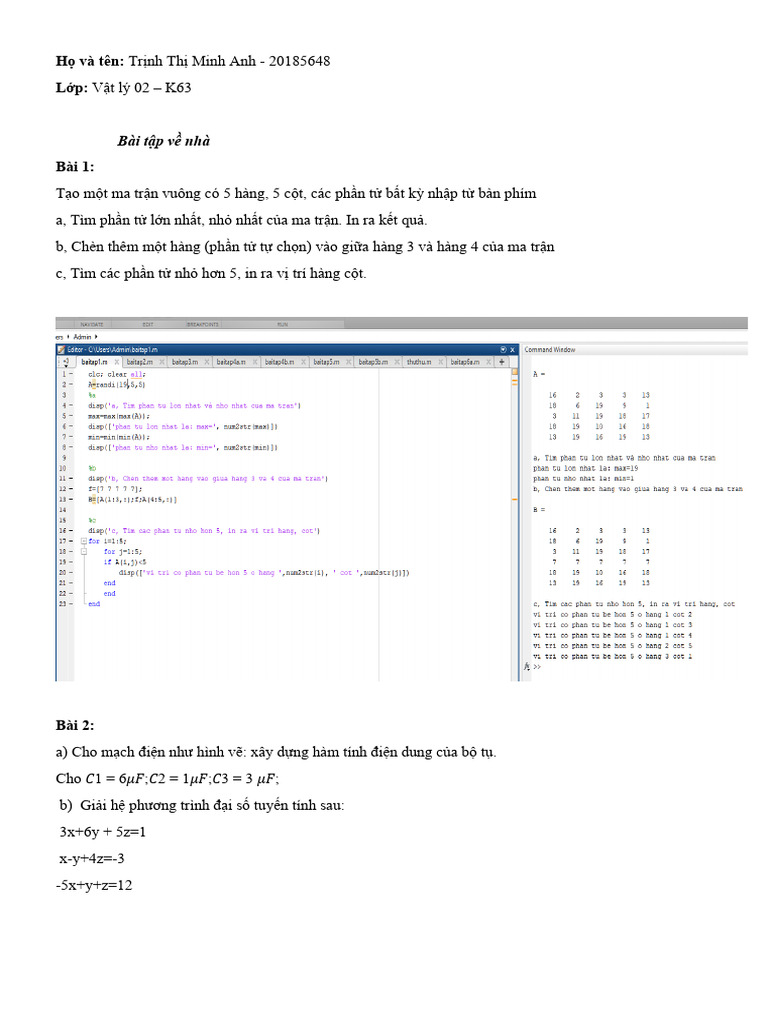 BTVN-ML1 2 6 10 | PDF