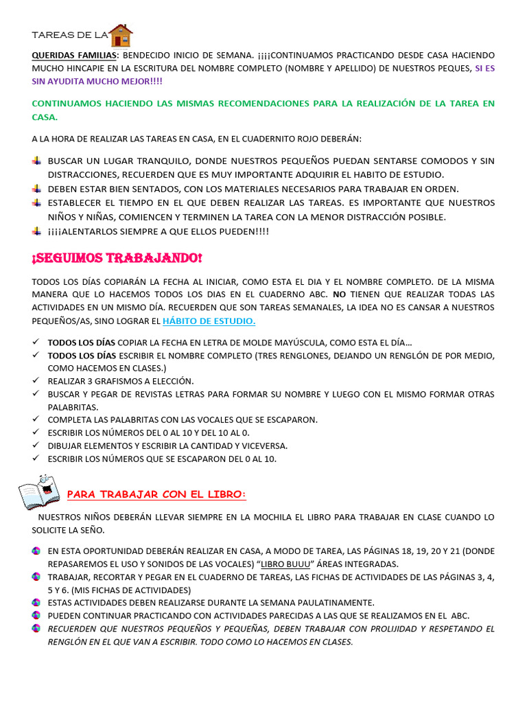 Tareas Semana 08-04 | PDF | Artes del lenguaje y disciplina