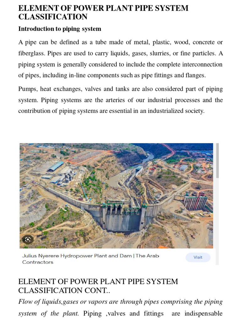 Lecture 2 Piping System | PDF | Thermal Expansion | Pipe (Fluid Conveyance)