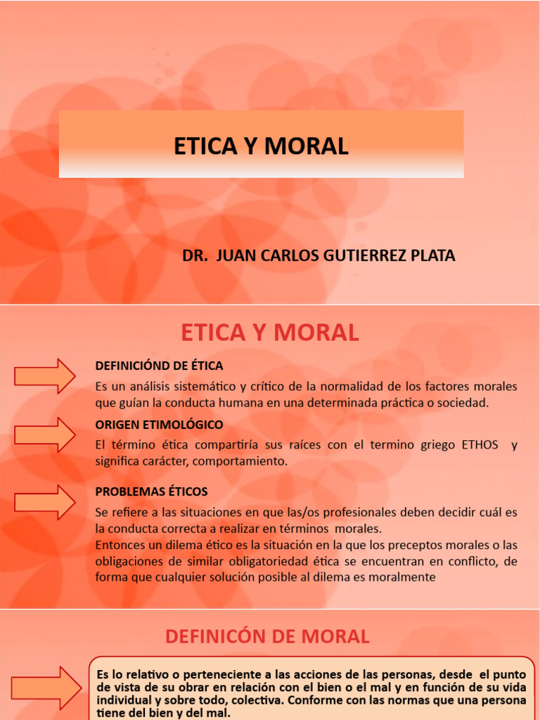 Definición de Moral y Ética | PDF | Moralidad