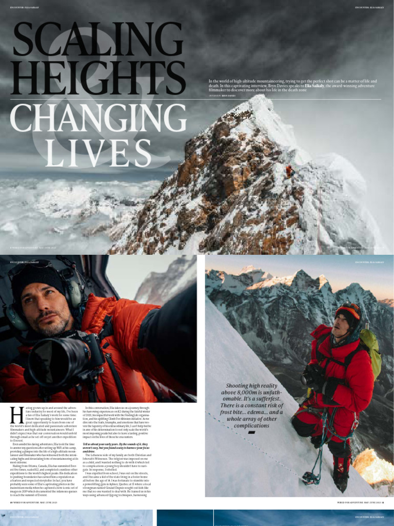 Adventure Filmmaker's Highs & Lows | PDF | Mount Everest | Mountaineering
