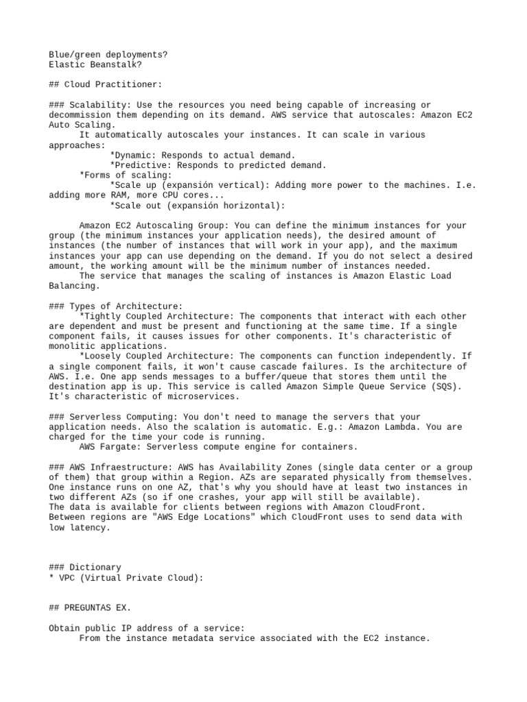 Curso AWS SysOps Associate | PDF | Scalability | Amazon Web Services