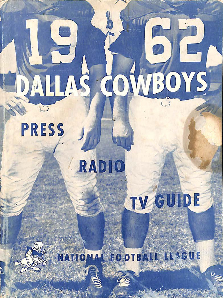 Cowboys, 1962 Media Guide (Dallas) | PDF | Dallas Cowboys | American ...