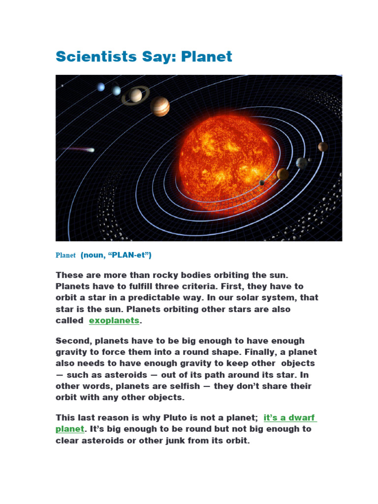 Planets (1) - 1 | PDF | Planets | Solar System