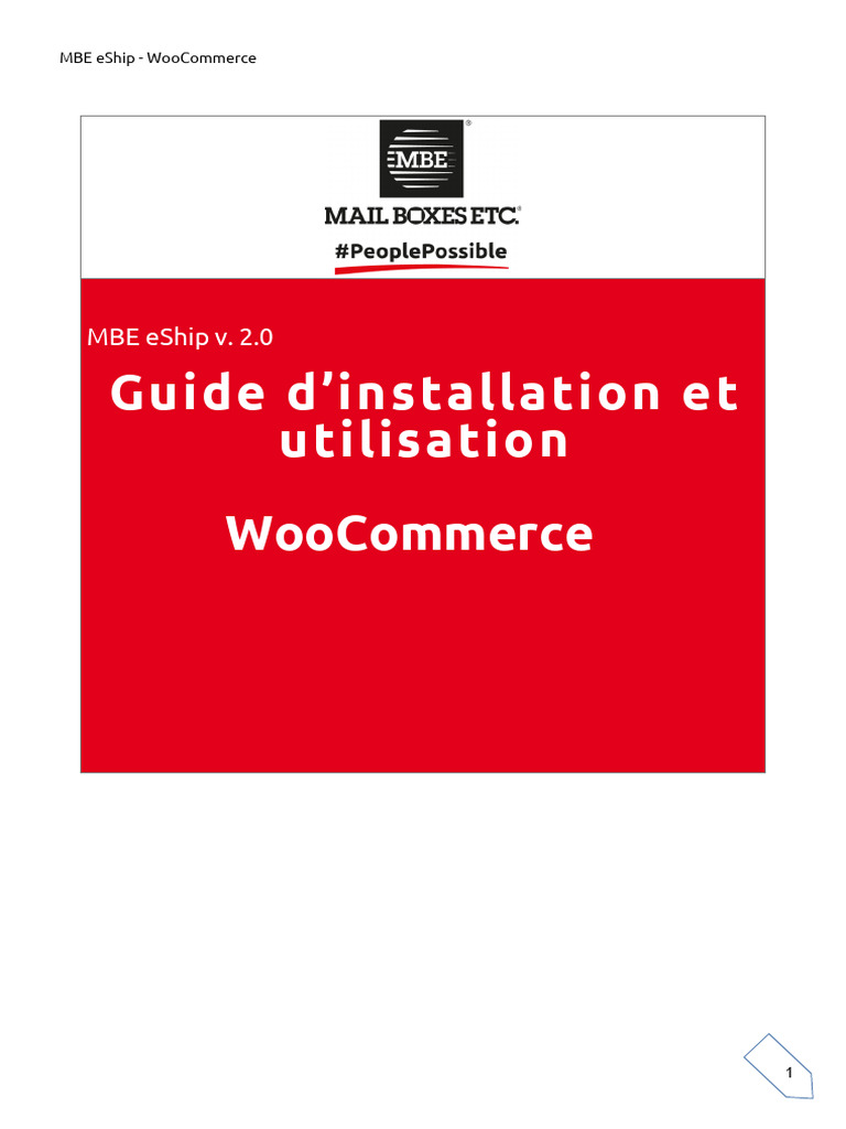 15 - MBE EShip - WooCommerce - Installation Guide FR | PDF | Plugin (Informatique) | Commerce ...