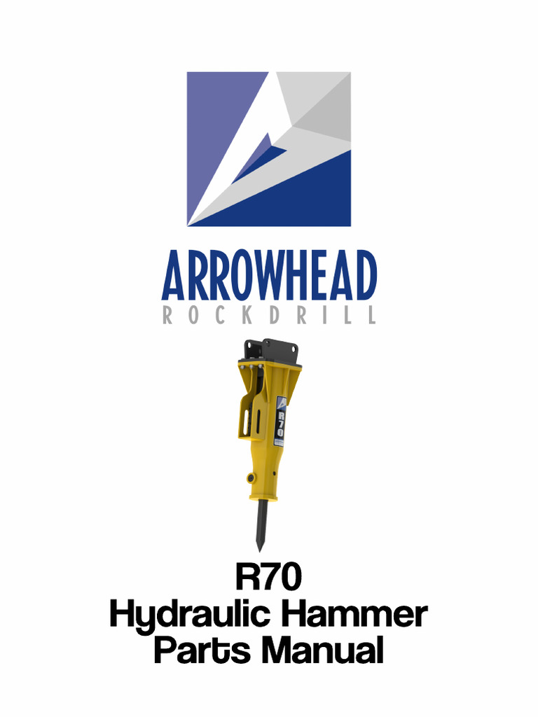 R70-Parts-Manual-2 Hydraulic Hammer | PDF