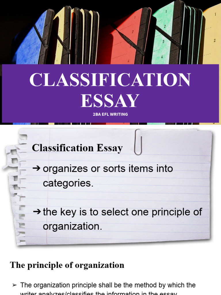 Classification Essay Writing Guide | PDF | Essays | Learning