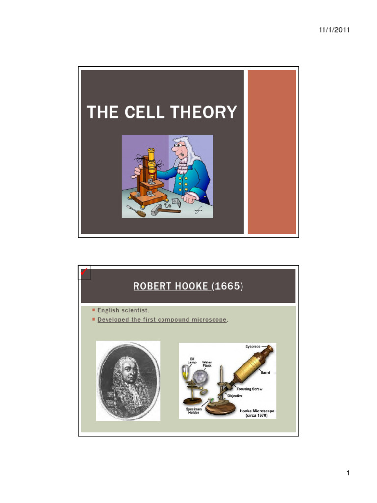 Cell Theory | PDF | Cell (Biology) | Organelle
