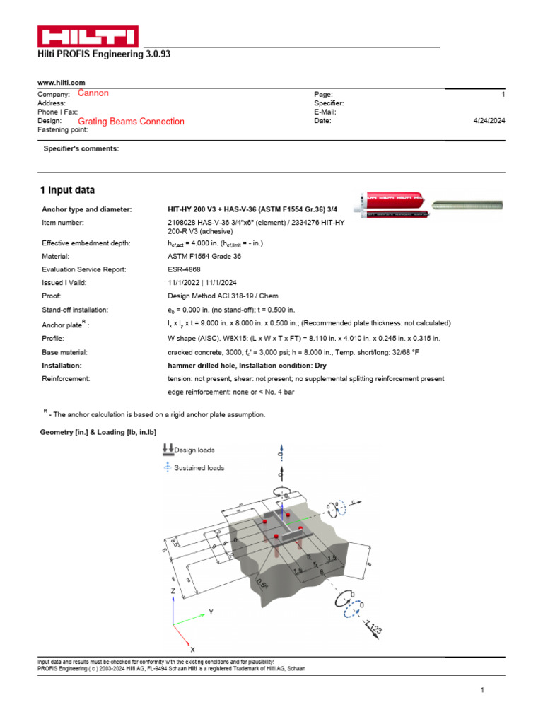 Grating BM Support | PDF | Building Engineering | Materials