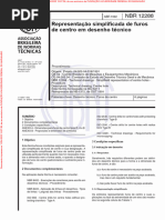 NBR 12288 (1992) - Representacao de Furos em Desenho - Compressed | PDF