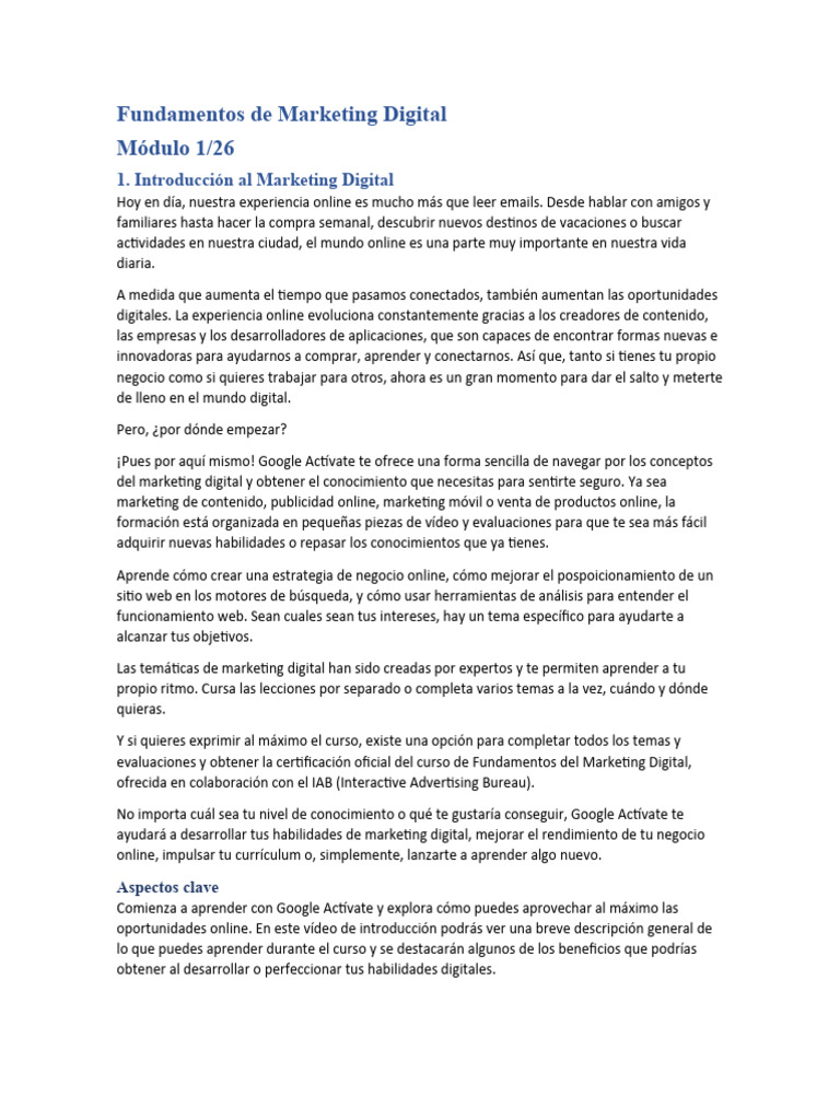 Google - Fundamentos de Marketing Digital | PDF | Marketing de motores ...