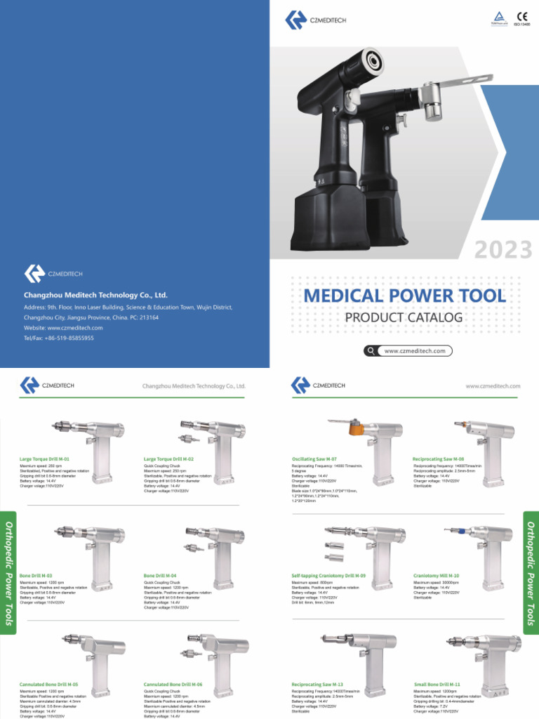CZMEDITECH Medical Power Tool | PDF