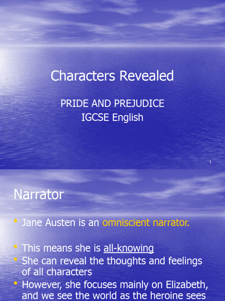 Characters Revealed 1 To 6 | PDF | Mr. Darcy