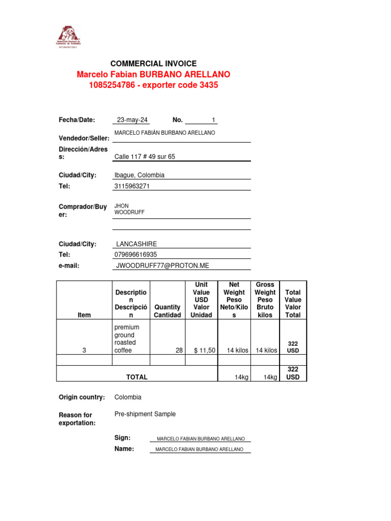 Commercial Invoice | PDF