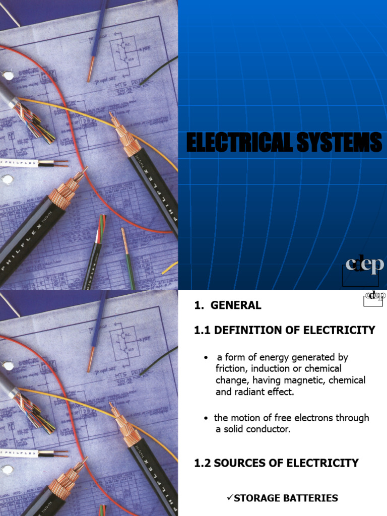 1 Electrical Systems | PDF | Electrical Wiring | Insulator (Electricity)