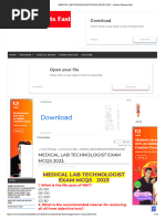 DHA Exam Questions For Lab Technician PDF 1 | PDF | Medical Laboratory | Elisa