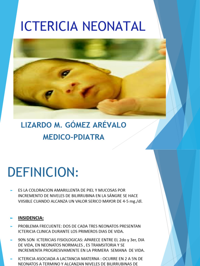 Ictericia Neonatal | PDF | Medicina CLINICA | Enfermedades y trastornos